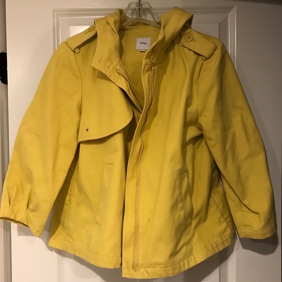GAP | Jackets & Coats | Yellow Coat From The Gap | Poshmark
